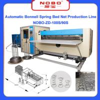 China Spring Capacity 90－100 Springs/Min Mattress Production Line Automatic for sale