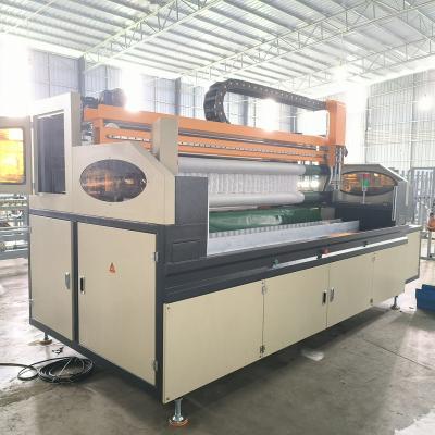 China Electronic Control Pocket Spring Gluing Machine Manual Type 5-6 Strings/min 6.5KW for sale