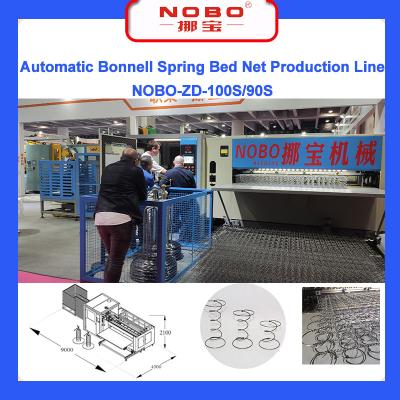 China Bonell Mattress Production Line 380V 3 Phase 9000x4500x2100mm CE Certified for sale