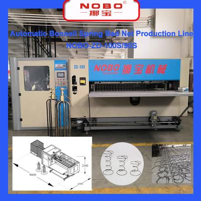 China High Capacity Bedcore Mattress Spring Production Line Servo Control 60 Sheets / 8 Hours for sale