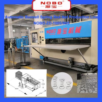 China NOBO ZD-100S Mattress Production Line 60-90 Sheets 8 Hours 5500KG Bonell Spring for sale