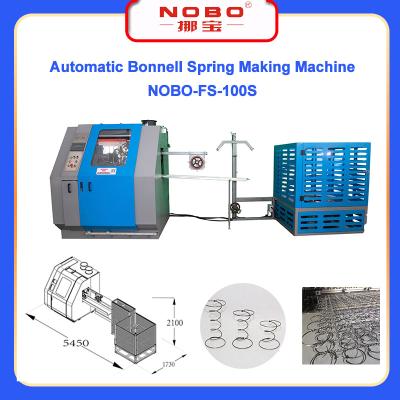 China CE Certified Bonnell Mattress Spring Coiling Machine 90-100 Springs/Min 380V for sale