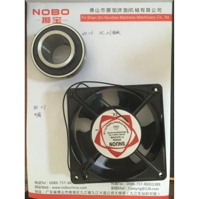 China Nobo Uc207 Bearing Cooling Fan for Bonnell Spring Bending Mechanical Part 4 Wire for sale
