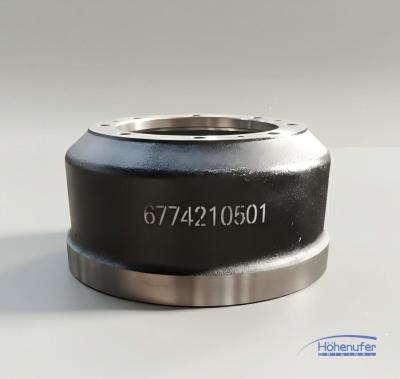 China OEM Front Brake Drum A6774210501 Mercedes Benz Brake Drum For Atego & Axor for sale