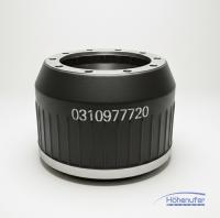 China BPW ECO Plus 3 Brake Drum 0310977720 420x200mm Heavy Duty Trailer Drum for sale