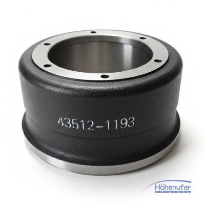 China 43512-1193 Heavy Duty Brake Drums 410x200mm Premium Truck Brake Components for sale