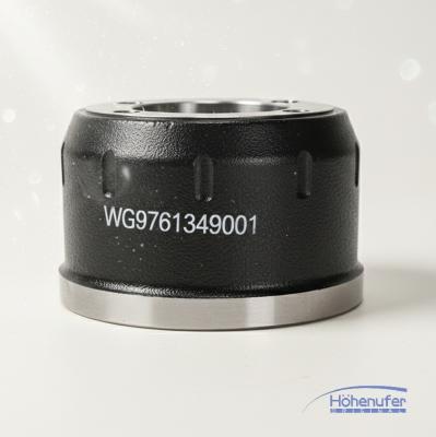 China 420x250mm Mining Truck Brake Drum WG9761349001 Extra Wide Rear Axle Parts for sale