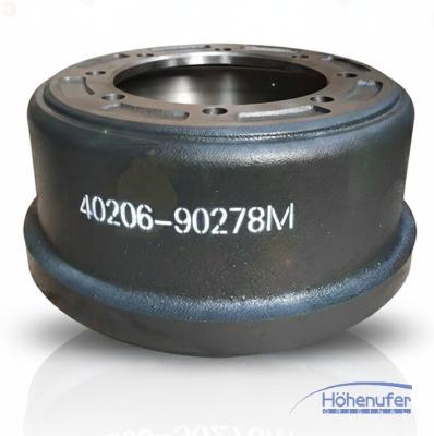 China Precision Casting Nissan Brake Drum OE 40206-90278M Heavy Duty Brake Drum for sale