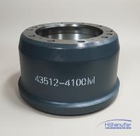 China Heavy Duty Brake Drum 43512-4100M High Carbon Casting For Hino 700 Series for sale