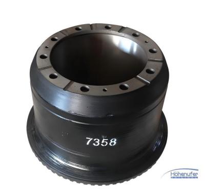 China Heavy Duty Truck Brake Drums 7358 15