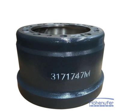 China Premium Heavy Duty Brake Drum 3171747M Magnum Premium 2 Kerax Truck Brake Drums for sale