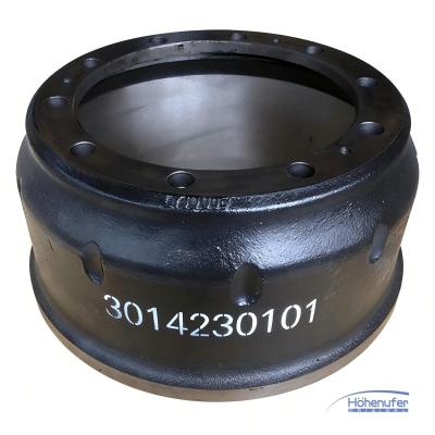 China Heavy Duty Brake Drum 3014230101 Mercedes Benz BPW Brake Drums for sale