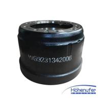 China WG9231342006 420x185mm Howo Brake Drum Rear Axle Parts For HC16 AC16 for sale