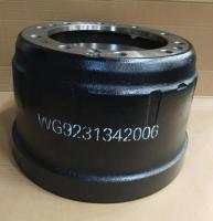 China WG9231342006 420x185mm Howo Brake Drum Rear Axle Parts For HC16 AC16 for sale