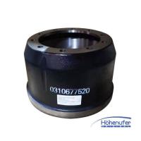 China 0310677520-2 Heavy Duty Brake Drums Casting Iron Trailer Brake Drums for sale