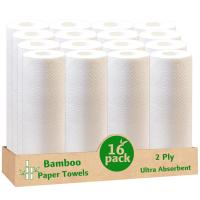 China 260 Sheets 2-ply Kitchen Roll Paper with 100gsm/Roll for High Absorption Kitchen Towel for sale