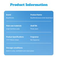 China Biodegradable 2ply Facial Tissue with Customized Logo for Healthcare and Hospitality for sale
