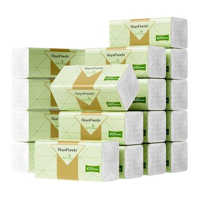 China Biodegradable 2ply Facial Tissue with Customized Logo for Healthcare and Hospitality for sale