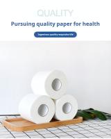 China Bulk Pack Durable Soft Toilet Paper Rolls for Commercial Bathroom Tissue and Industrial Sanitary Tissue Facilities for sale