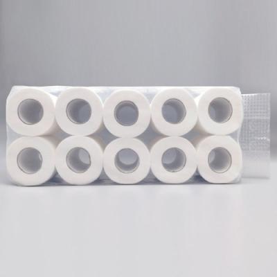 China Bulk Pack Durable Soft Toilet Paper Rolls for Commercial Bathroom Tissue and Industrial Sanitary Tissue Facilities for sale