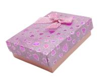 China Special Paper Laminated 1200gsm Cardboard Gift Box With Ribbon for sale