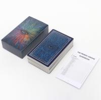 China Recyclable 400gsm Coated Paper Tarot Cards 70x120mm 78 Cards Matt Finished for sale