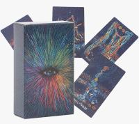 China Recyclable 400gsm Coated Paper Tarot Cards 70x120mm 78 Cards Matt Finished for sale
