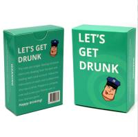 China Customized 100 Cards 300gsm Coated Paper Drinking Card Games 63x88mm for sale