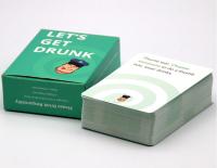 China Customized 100 Cards 300gsm Coated Paper Drinking Card Games 63x88mm for sale