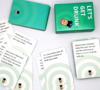 China Customized 100 Cards 300gsm Coated Paper Drinking Card Games 63x88mm for sale