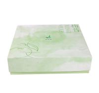 China Tea Packaging 300gsm Ivory Board Box Square Shape With Card Tray for sale