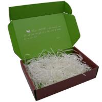China Recyclable 250gsm Corrugated Mailing Boxes Both Sides Printing for sale