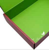 China Recyclable 250gsm Corrugated Mailing Boxes Both Sides Printing for sale