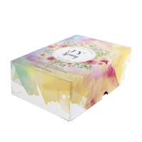 China Floweral 2mm Rigid Cardboard Gift Boxes With Lids CMYK Printing for sale