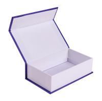 China Pantone Colors Book Shaped Gift Box With Magnetic Closure Debossing for sale