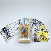 China 350gsm 78 Cards Paper Tarot Cards With Booklet Custom Logo Printed for sale