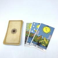 China 350gsm 78 Cards Paper Tarot Cards With Booklet Custom Logo Printed for sale