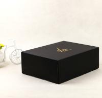 China Gift 250gsm Grey Board Cardboard Package Boxes Gold Foil Stamping for sale