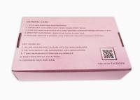 China NO Burrs Cardboard Package Boxes Eco Friendly B Flute Carton Pink for sale