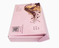 China NO Burrs Cardboard Package Boxes Eco Friendly B Flute Carton Pink for sale