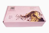 China NO Burrs Cardboard Package Boxes Eco Friendly B Flute Carton Pink for sale