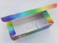 China FSC PVC Clear Gift Boxes With Clear Window 4 Colors Printing for sale