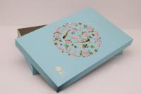 China Gold Foil Rigid Cardboard Gift Boxes With Lids 70g/M2 ISO9001 for sale