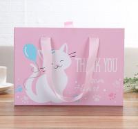 China High Smoothness 300 Grams Drawer Gift Box With Ribbon Handle for sale
