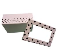 China PVC Rigid Cardboard Gift Boxes With Clear Window 157gsm Coated for sale