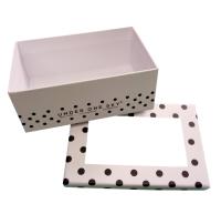 China PVC Rigid Cardboard Gift Boxes With Clear Window 157gsm Coated for sale