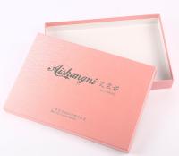 China Tightly Bonded Rigid Cardboard Gift Boxes With Lid Silver Foil Stamping for sale