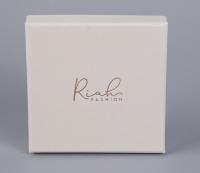 China Rectangle Rigid Cardboard Gift Boxes For Earrings 160*160*50mm for sale