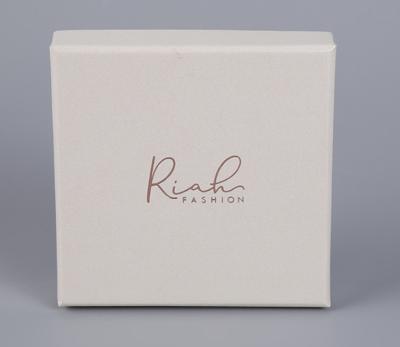 China Rectangle Rigid Cardboard Gift Boxes For Earrings 160*160*50mm for sale