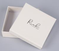 China Rectangle Rigid Cardboard Gift Boxes For Earrings 160*160*50mm for sale